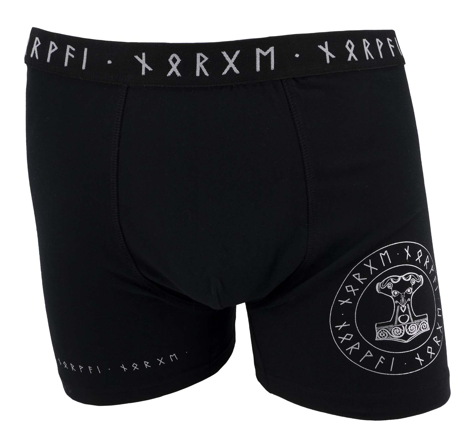 Boxers, Thor's hammer, silver - Trollmall.com